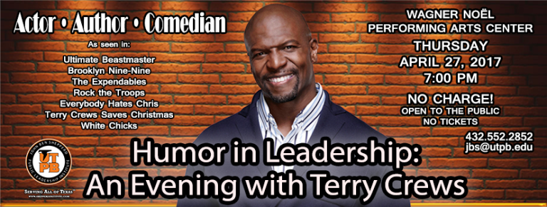 Terry Crews – Card for PBS TV - UT Permian Basin Shepperd Leadership ...